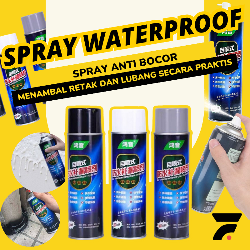 Spray Waterproof 700ml Pelapis Dinding Atap Pipa Cat Semprot